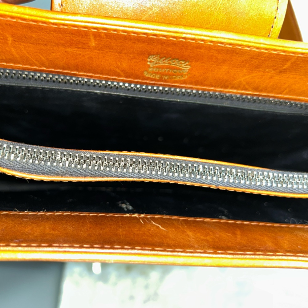 Gucci | Bags | Gucci Rare Authentic Gg Monogram Bag With Gold Logo G ...